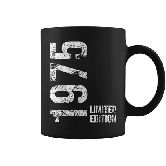 48Th Birthday 48 Years Man Woman Retro 1975 Gift Coffee Mugs - Walmart.com