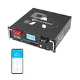 48V 100Ah LiFePO4 Battery - Server Rack with Smart 100A BMS, Touch ...