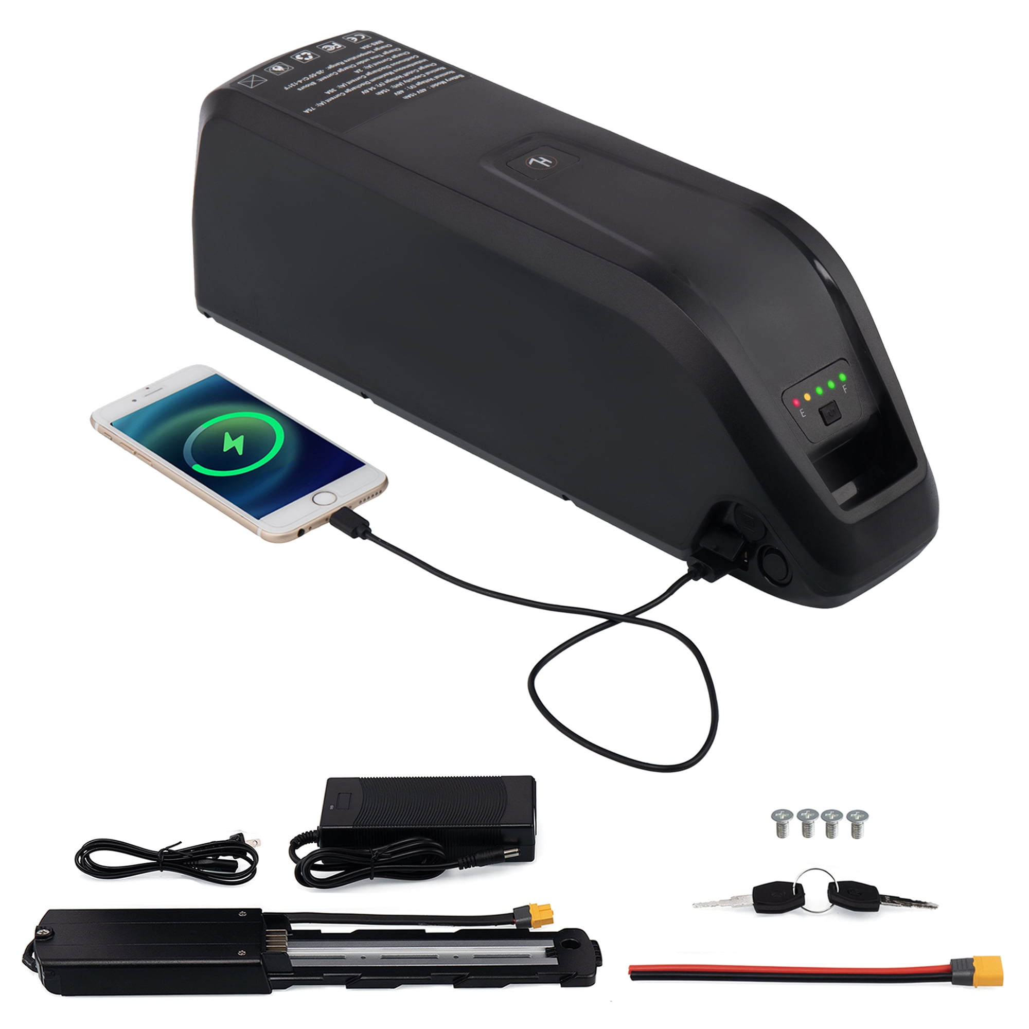 48V 15AH Lithium Ebike Battery, Tricyle Battery for 750W-1500W Adult ...