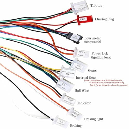 48V 1800W Brushless Motor Controller for Electric Scooters, E-Bikes, Go ...
