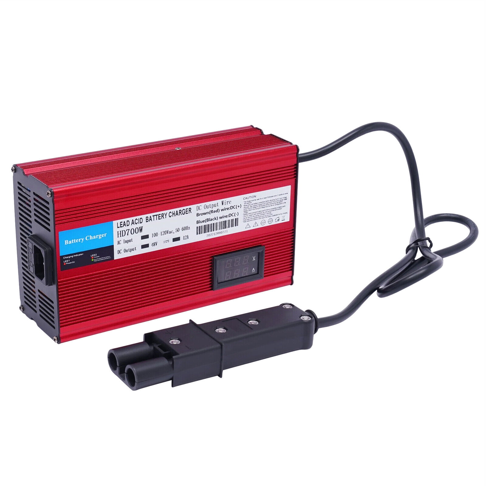 48V 2 Pin Batteries Charging Device Golf Cart Charger Electric ...