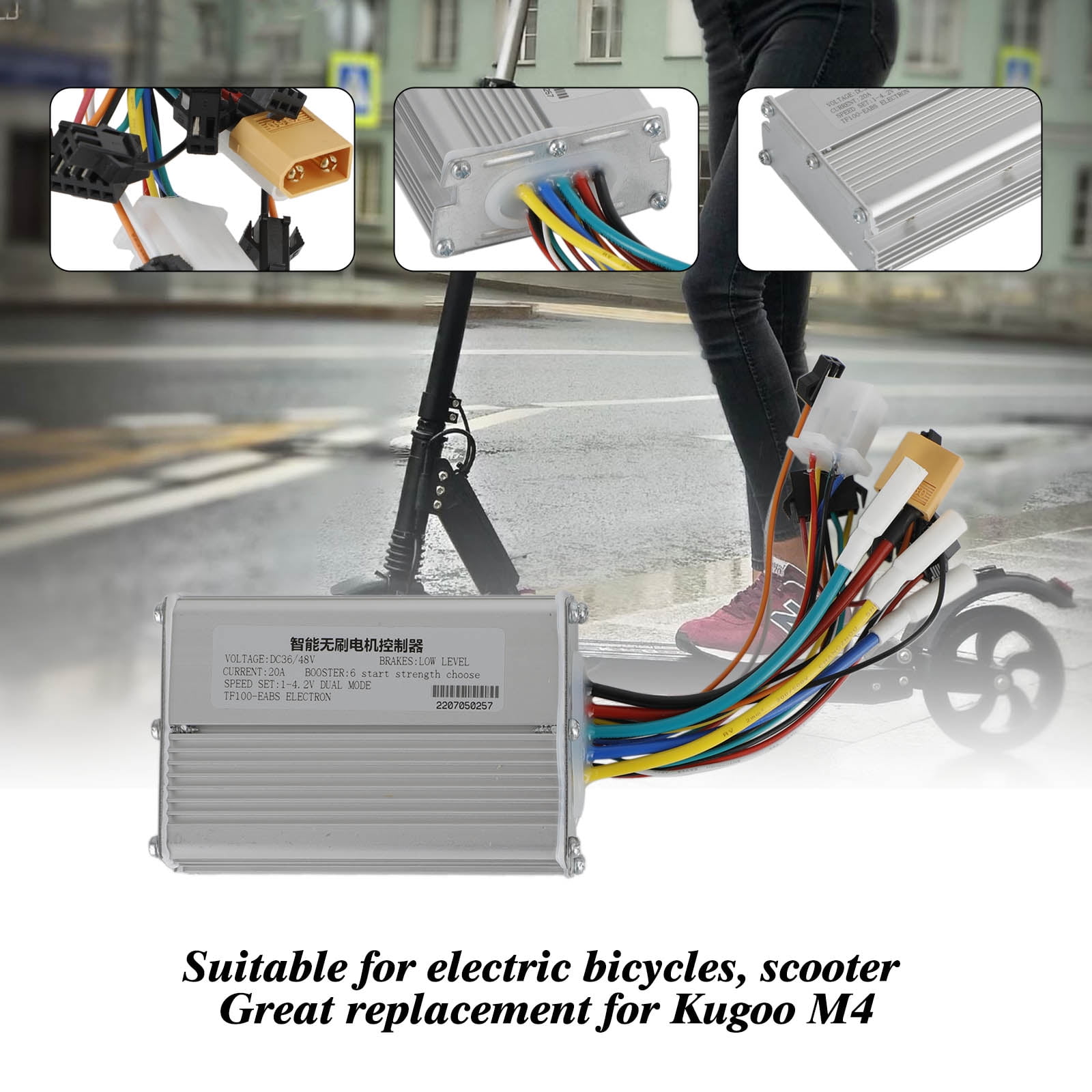 48V 20A Electric Scooter Motor Controller For 10" Kugoo M4 - Walmart.com