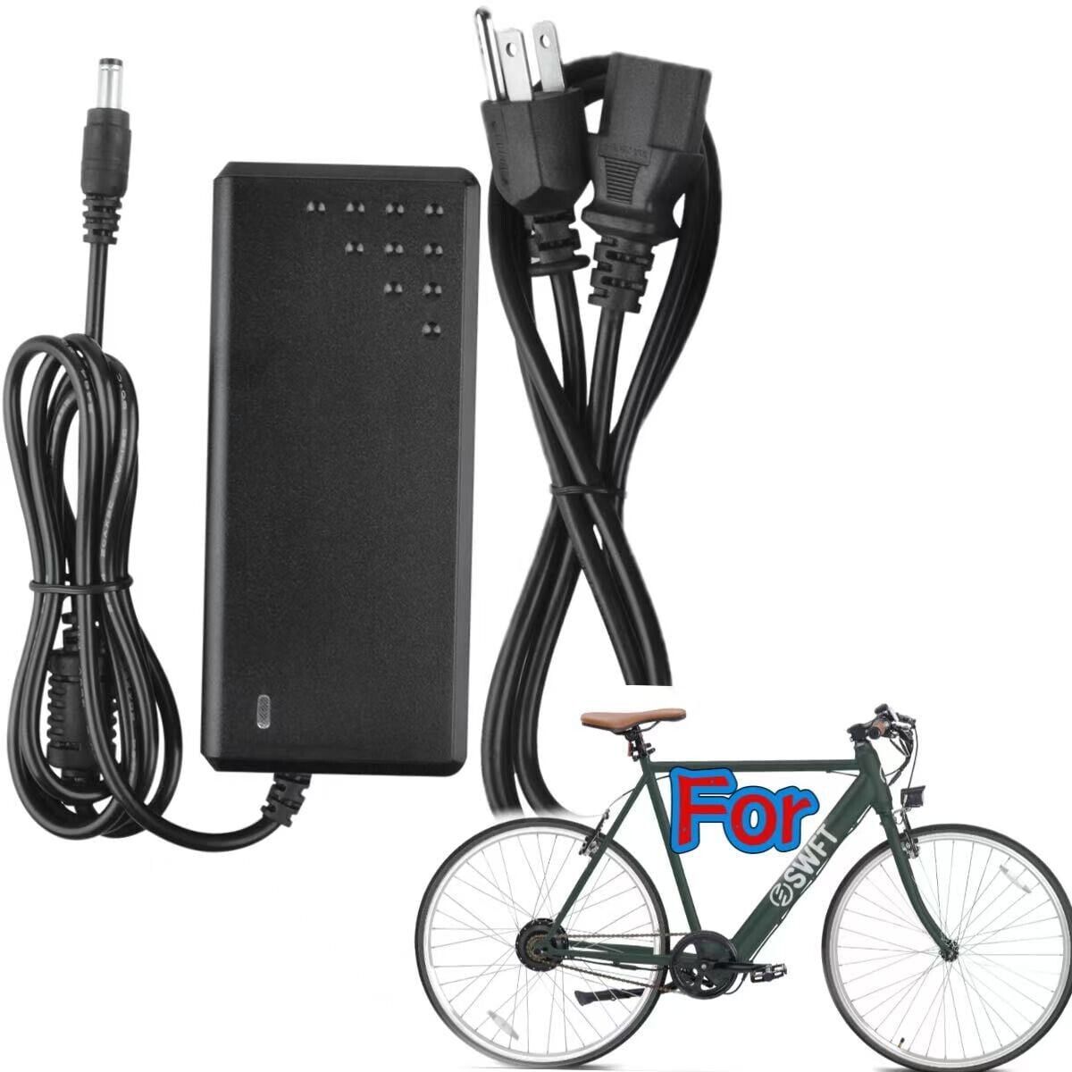 48V 2Amp AC Adapter for SWFT Volt Electric Bike Power Supply Cord ...