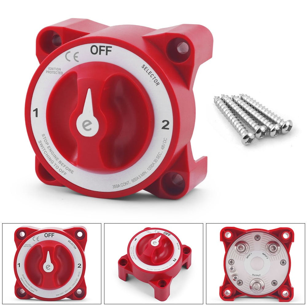 48V 350A 11001 E-Series 3 Positions Battery Switch w/Alternator Field ...
