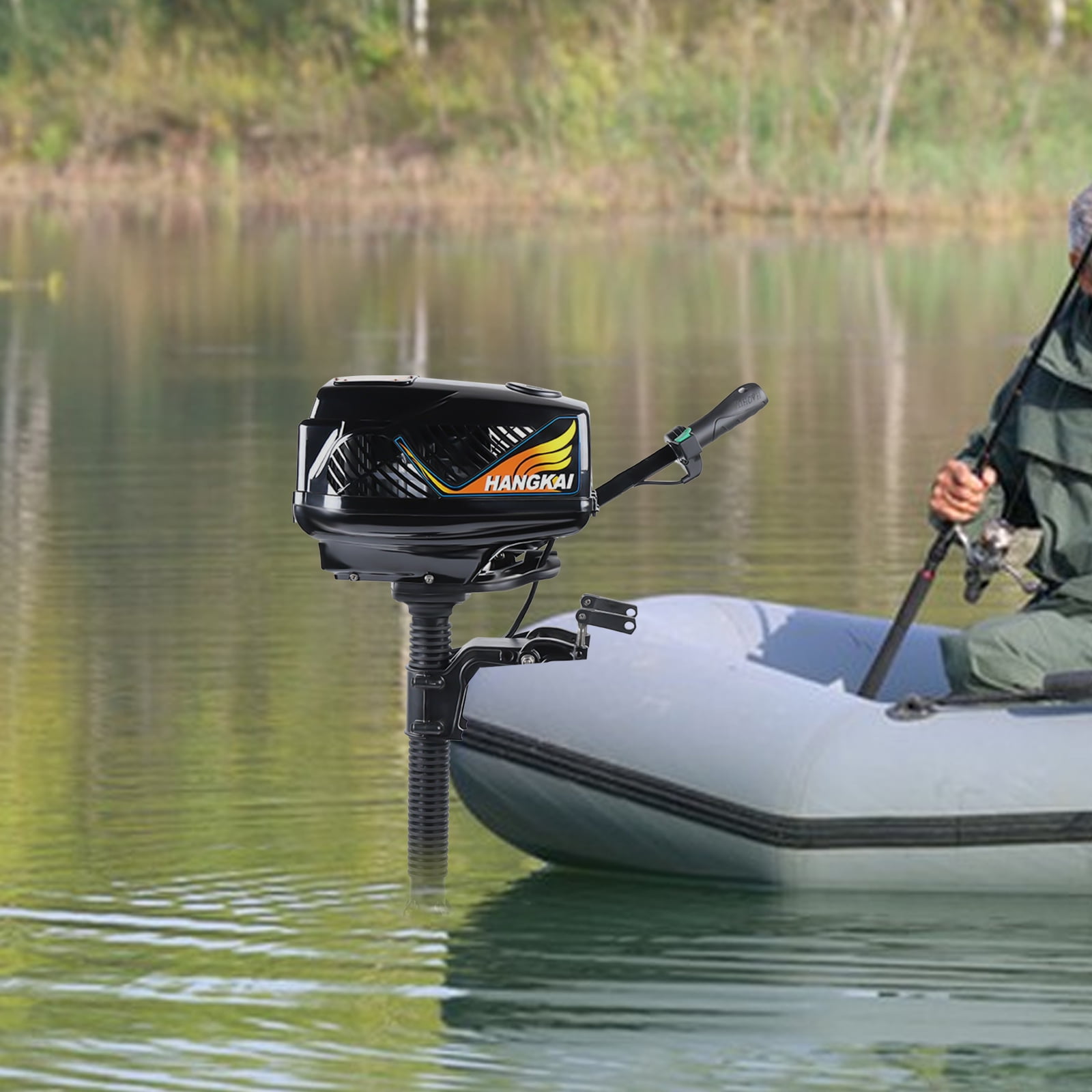 48V 4.0 JET Pump 1000W Electric Outboard Motor Boat Engine Brushless ...