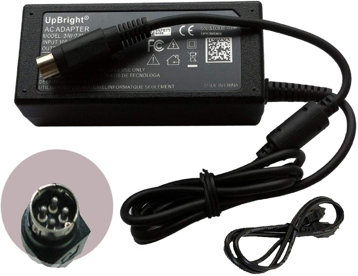 48V 4-Pin AC DC Adapter Replacement for FJ Model FJ-SW20254801500 ...