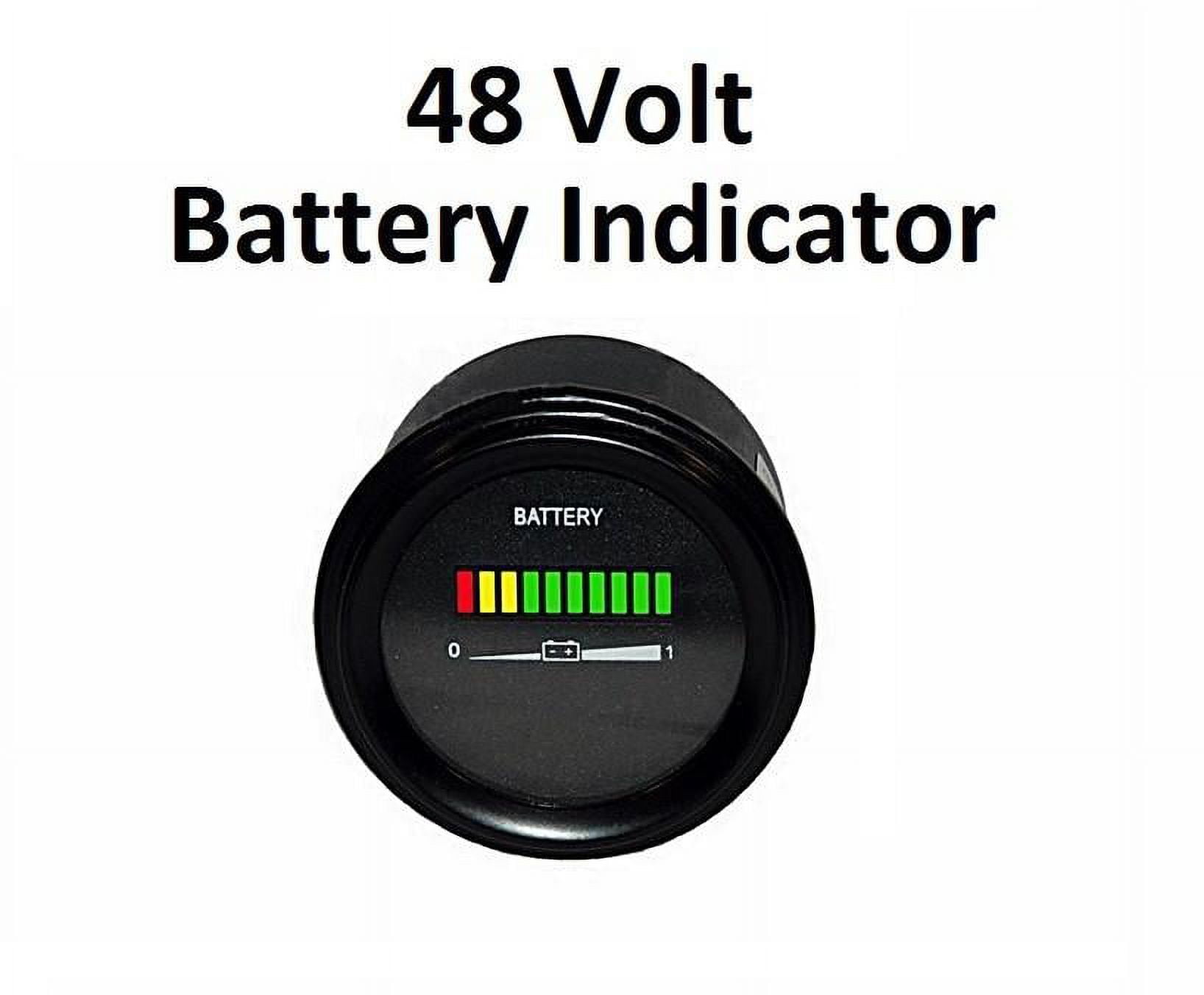 48V / 48 Volt EZGO Club Car Golf Cart Forklift ATV Battery Meter ...