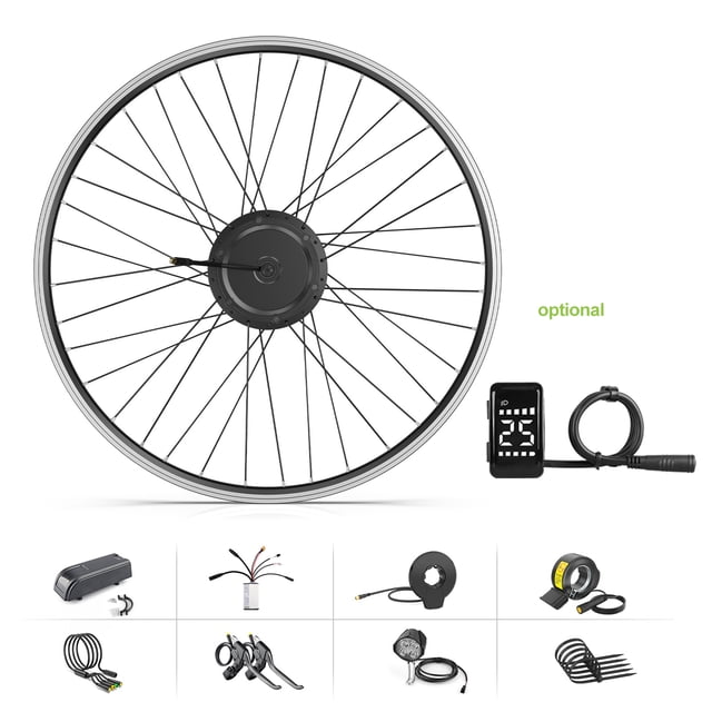 48V 500W Bafang Bicycle Conversion Kits 700C Front Wheel Hub Motor Kits ...