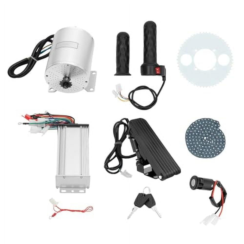 48V/60V/72V 3000W Brushless Motor Kit with 3 Speeds, E-Bike Brushless ...
