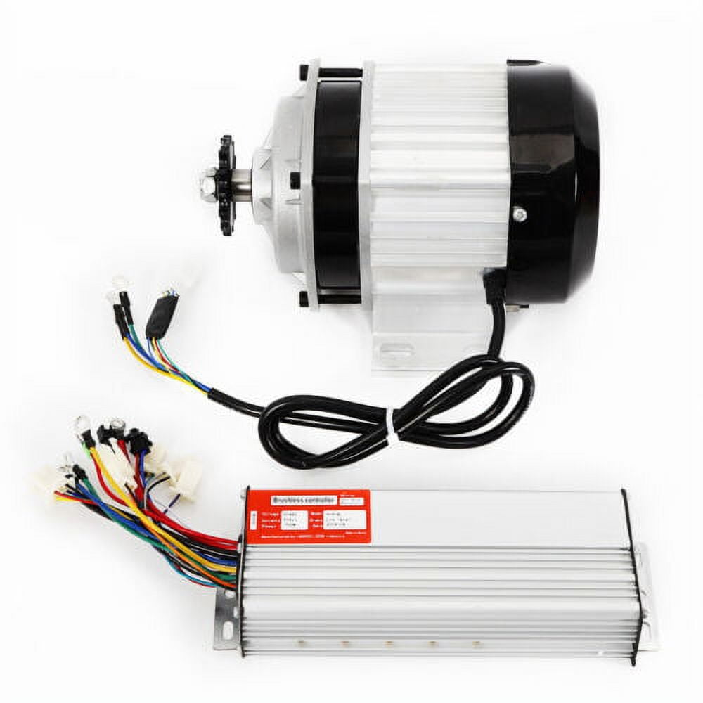 48V 750W Brushless Electric Motor Kit Controller Pedal E-Bike Go Kart ...