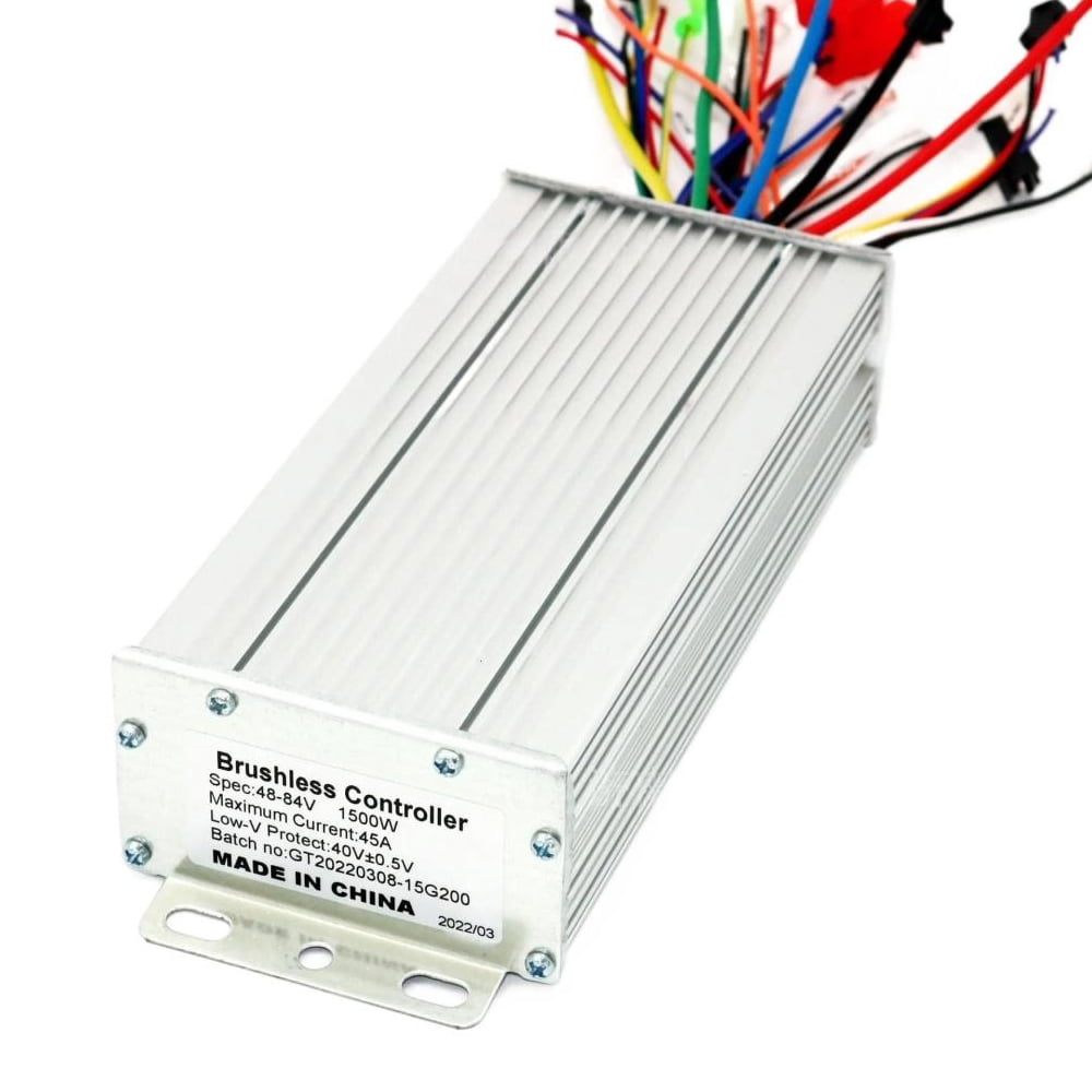 48V-84V Electric Bike Scooter Brushless DC Motor Controller 45A 1500W ...
