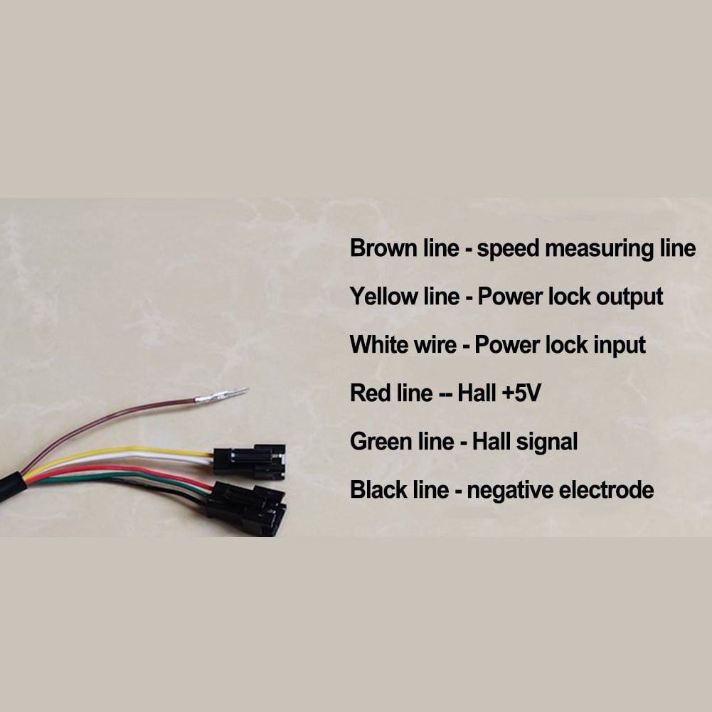 48V Electric Bike Handlebar Throttle 5pin Hall Throttle With LCD ...