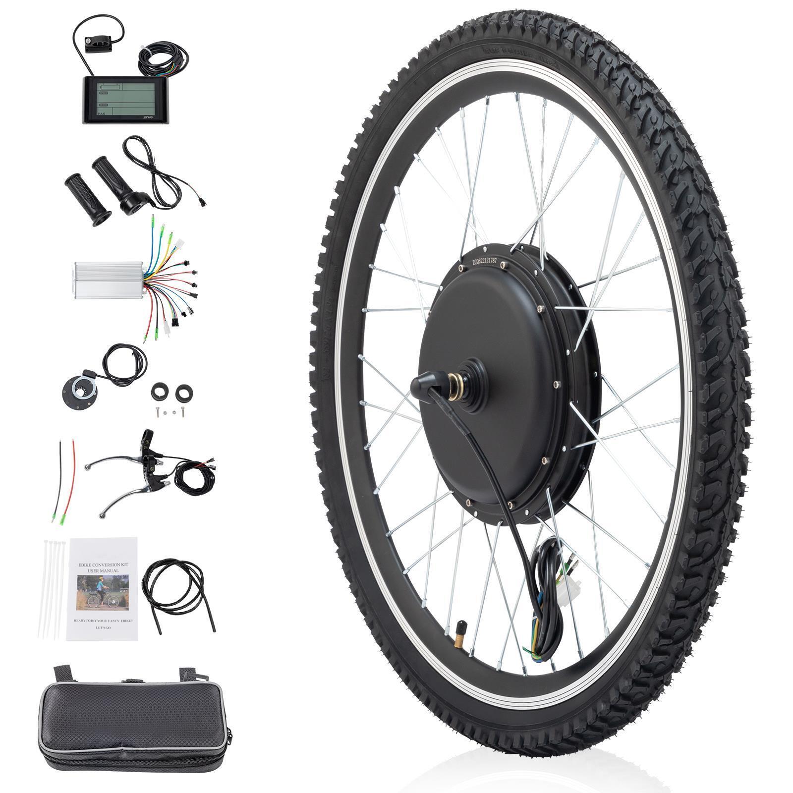 48V Front Wheel Electric Bicycle Motor Conversion Kit 1000W eBike Hub ...