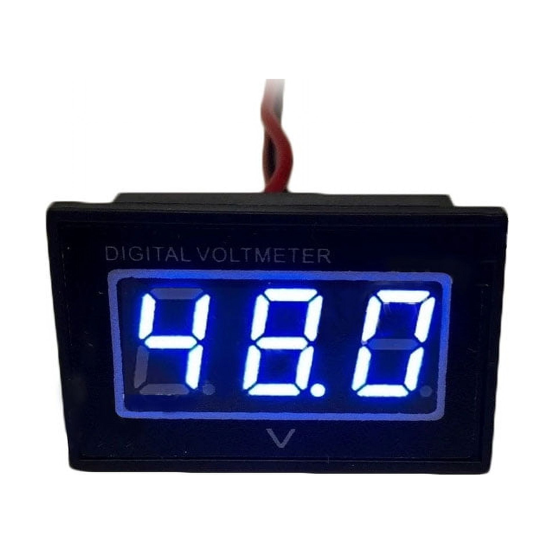 Automotive Authority 48V Golf Cart Digital Volt Meter, Battery Gauge ...