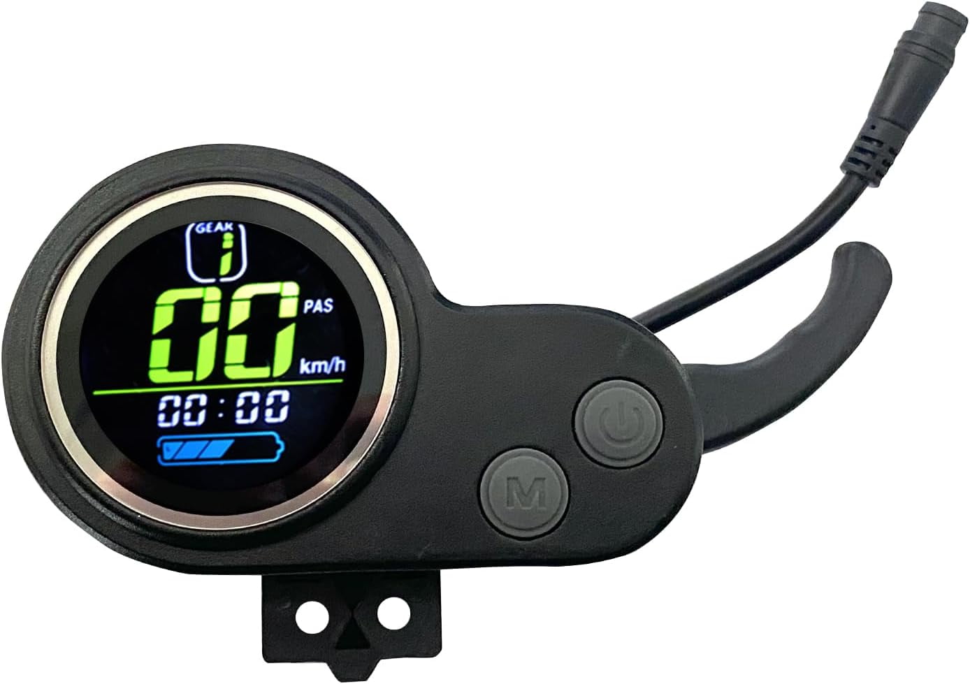 48V LCD Display for Electric Scooter, KM/H & MPH Two Speed Units, 10 P ...