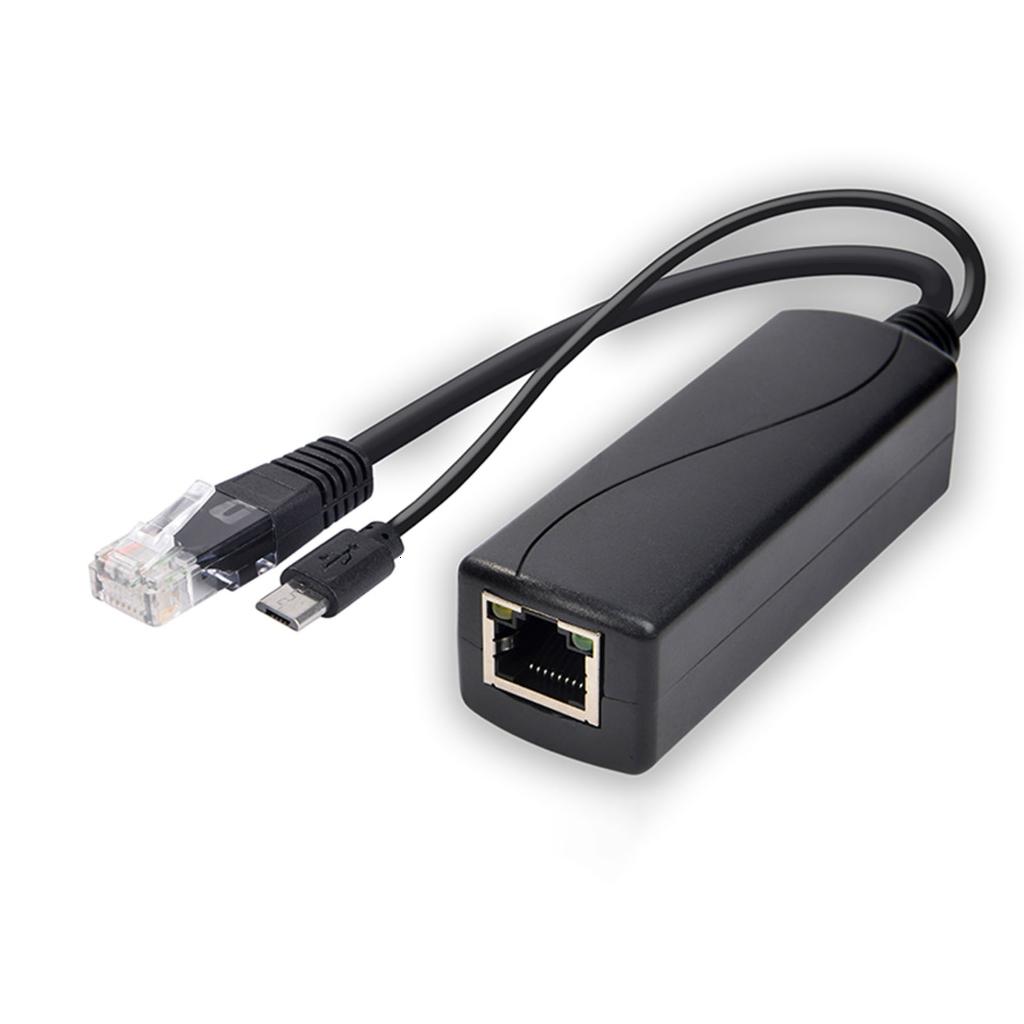 48V POE Splitter to 5V Power Over Ethernet Splitter IEEE802.3af for IP ...