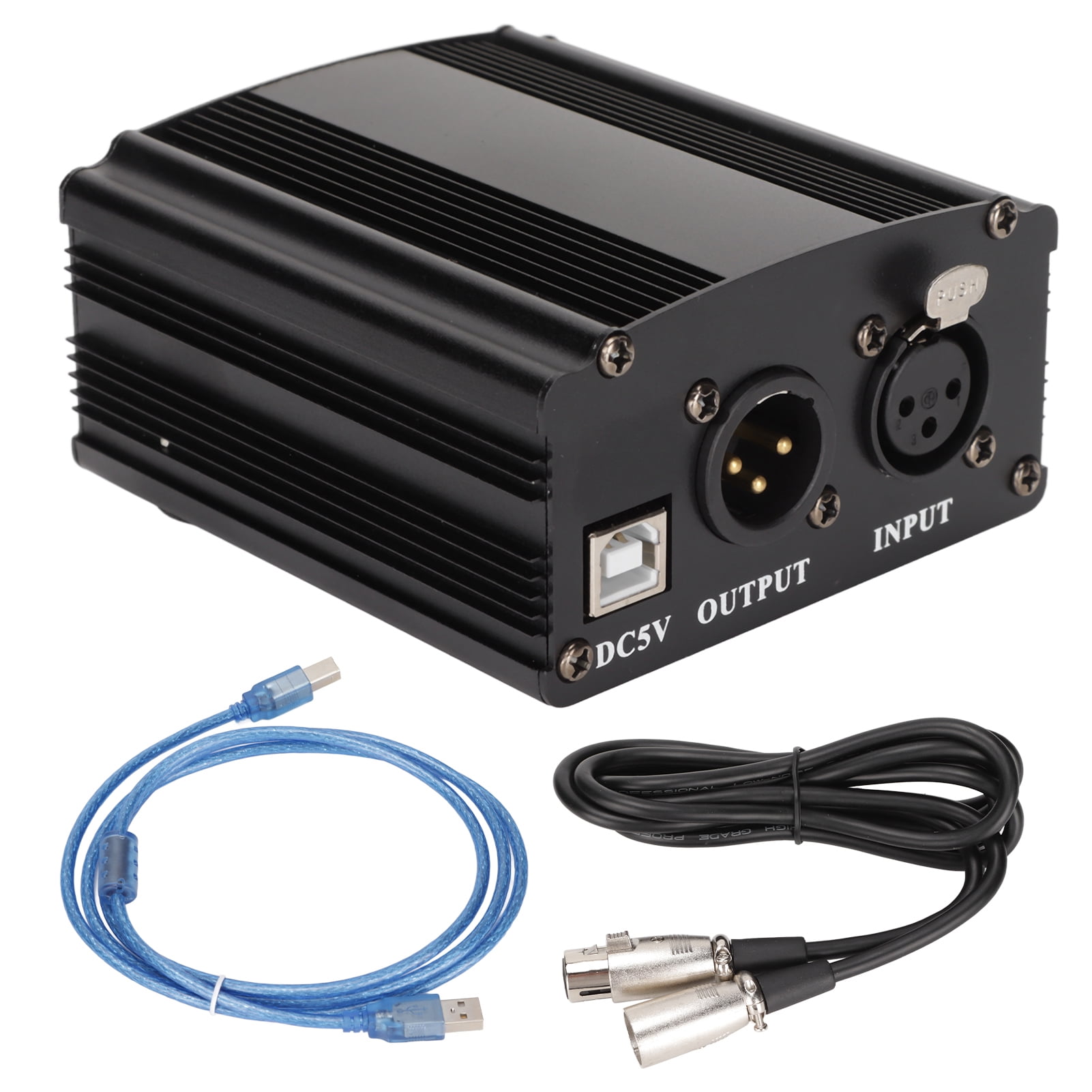 48V Phantom Power Supply For Condenser Microphones, 1-Channel USB ...