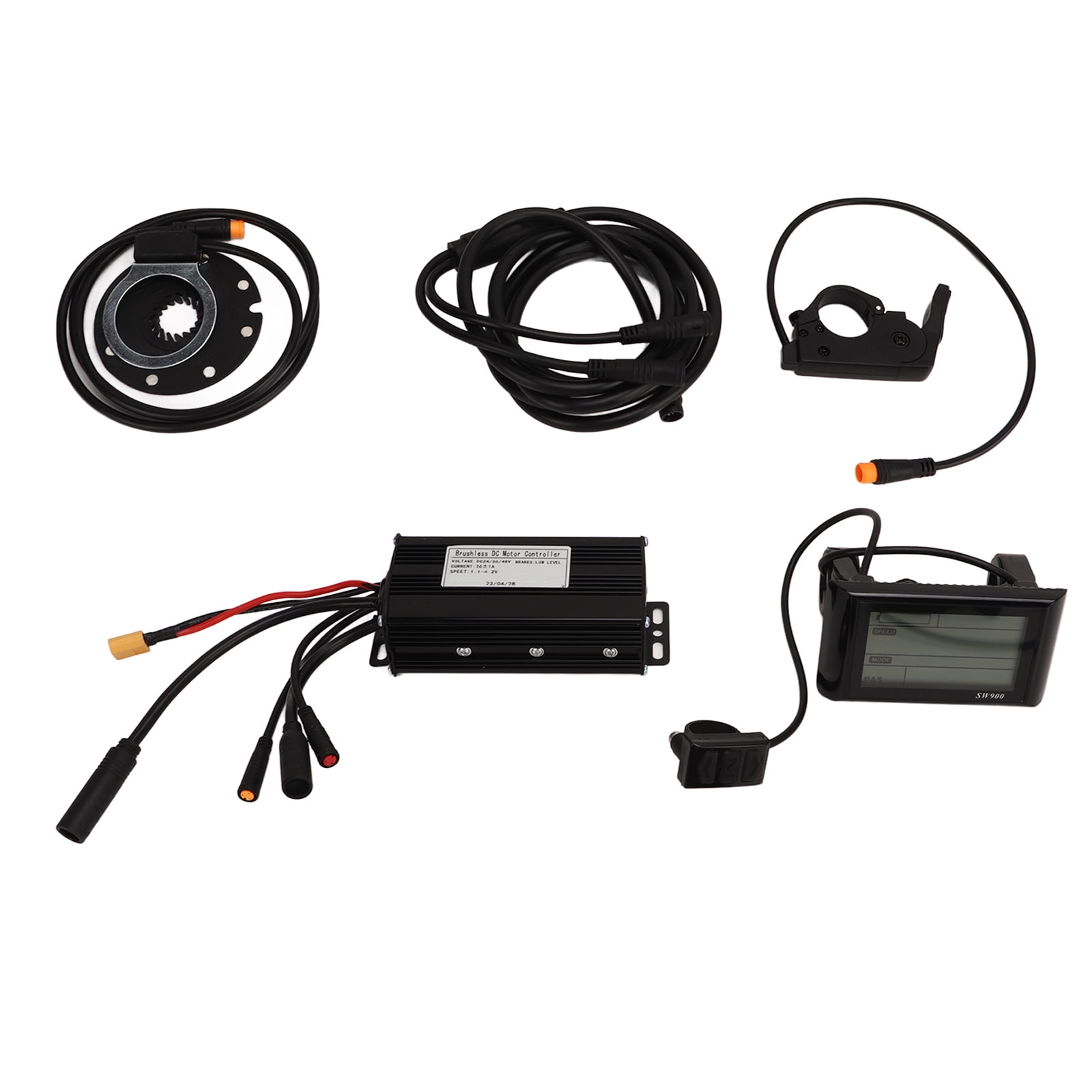 48V Sine Wave Electric Bike Controller w/ SW900 Display, Power Sensor ...