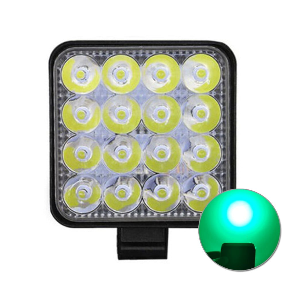 48W 16-Led Work Light Bar Floodlight Car Atv off-Road Driving Fog Lamp ...