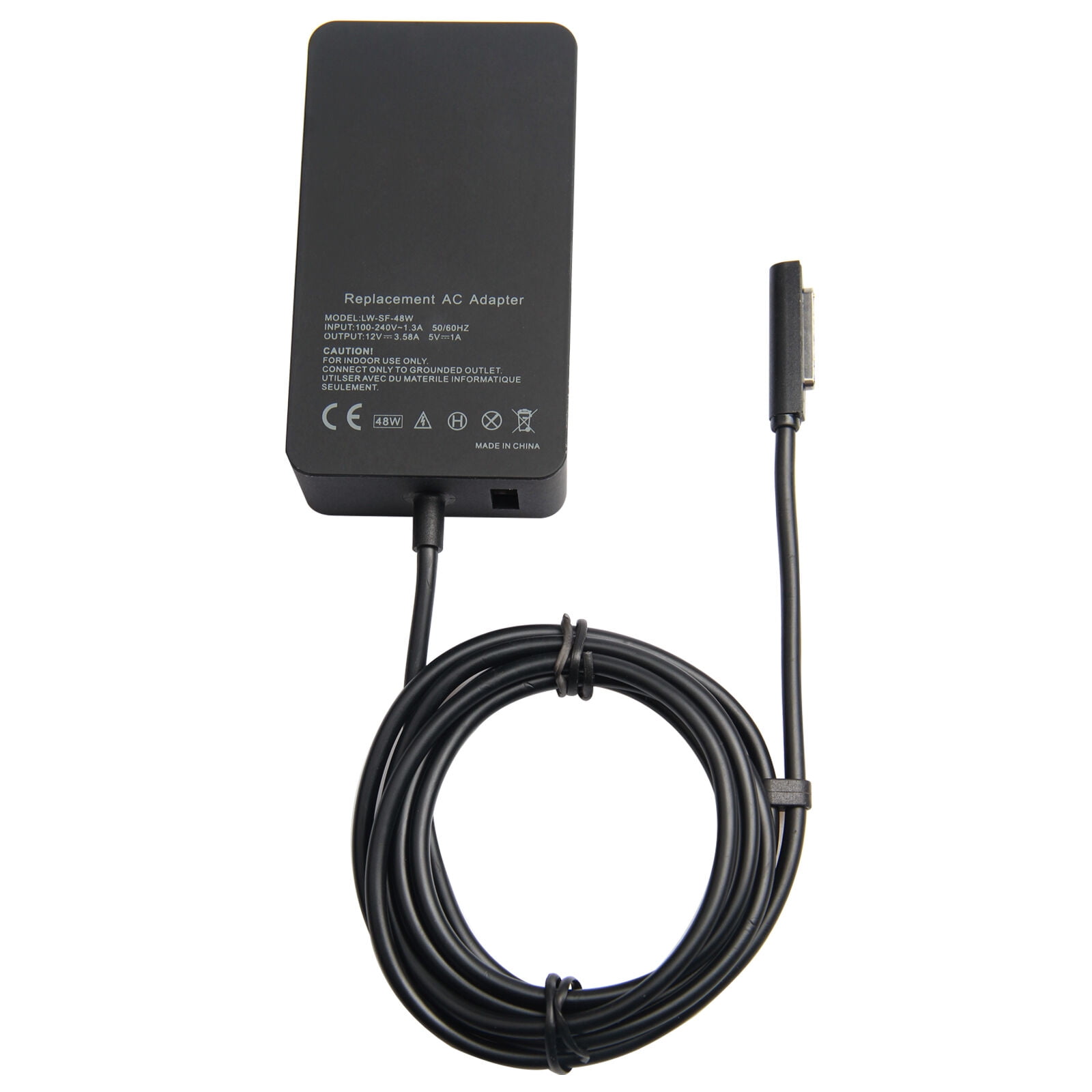 48W Charger for Microsoft Surface Pro2 & Pro1 10.6 Windows 8 Tablet Model 1536 - Walmart.com