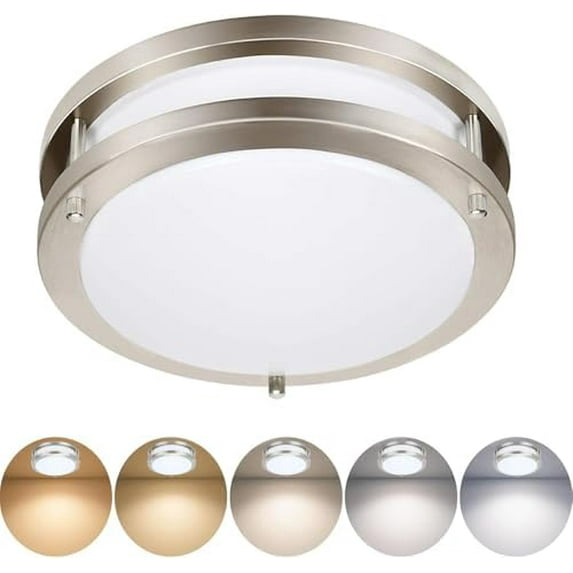 48W Dimmable LED Ceiling Light Fixture, Kitchen Light Fixtures, 13.2 ...