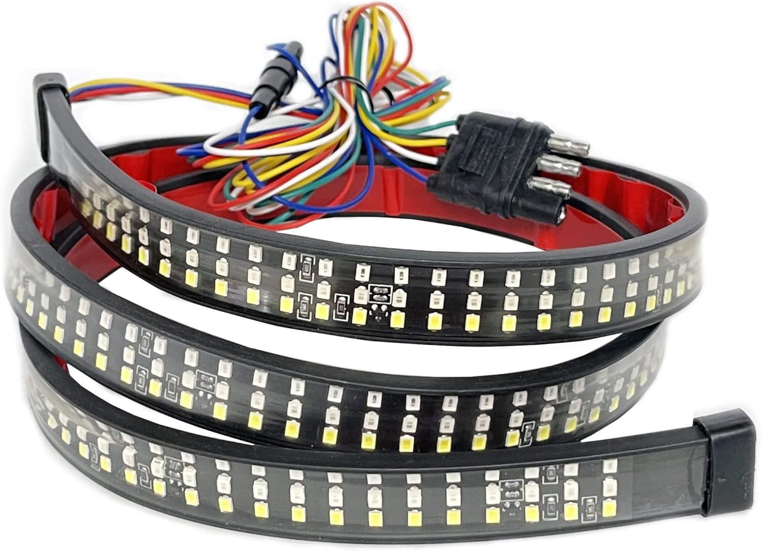 48in LED Tailgate Light Bar Strip for Pickup Truck 3-Color Red White ...