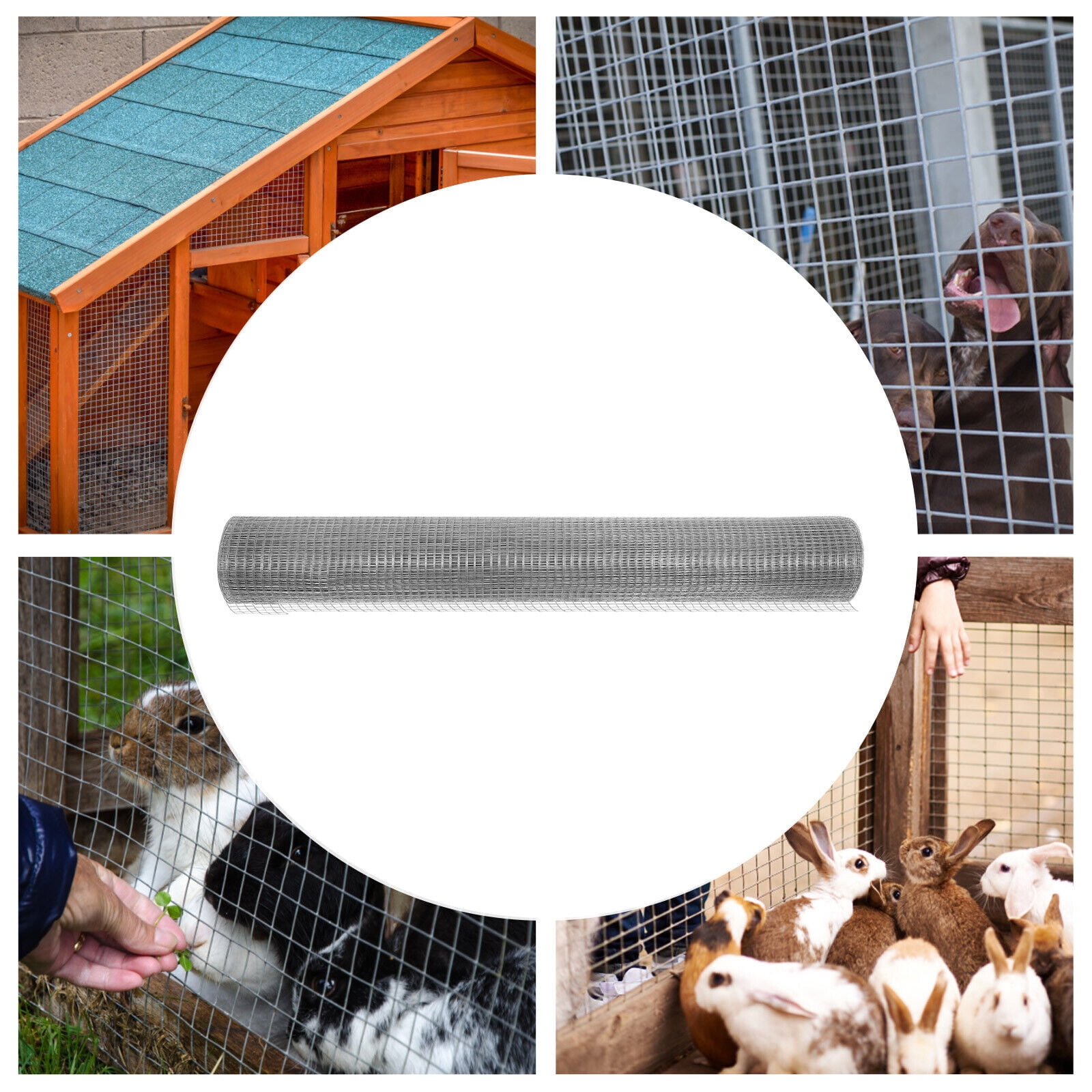 48in X 100ft 1/4 Inch Chicken Wire Poultry Fence, Hardware Cloth Welded ...