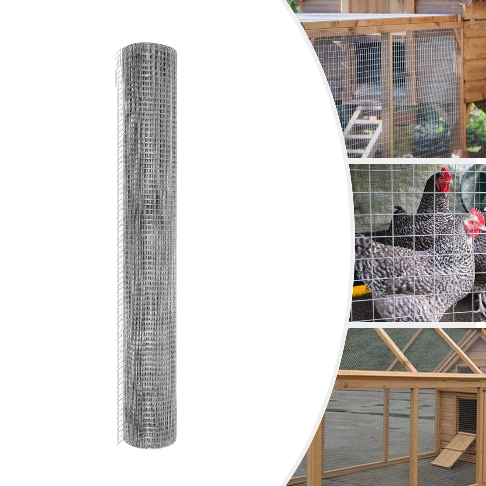 48in x 100ft Hardware Cloth Welded Wire Mesh 1/4 Inch Chicken Wire ...