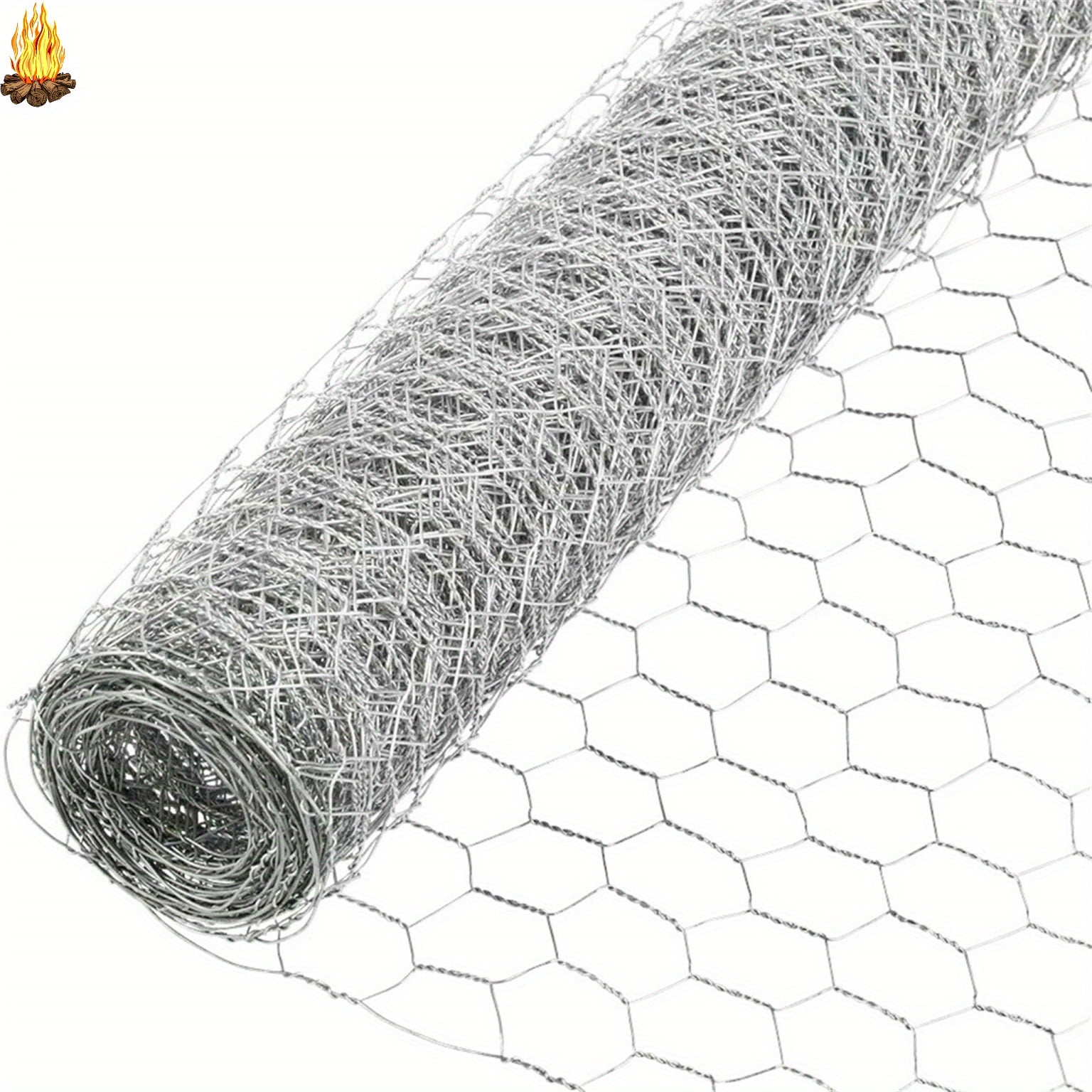 48in x 150ft Poultry Wire Hexagonal Wire Mesh Poultry Fence Poultry ...