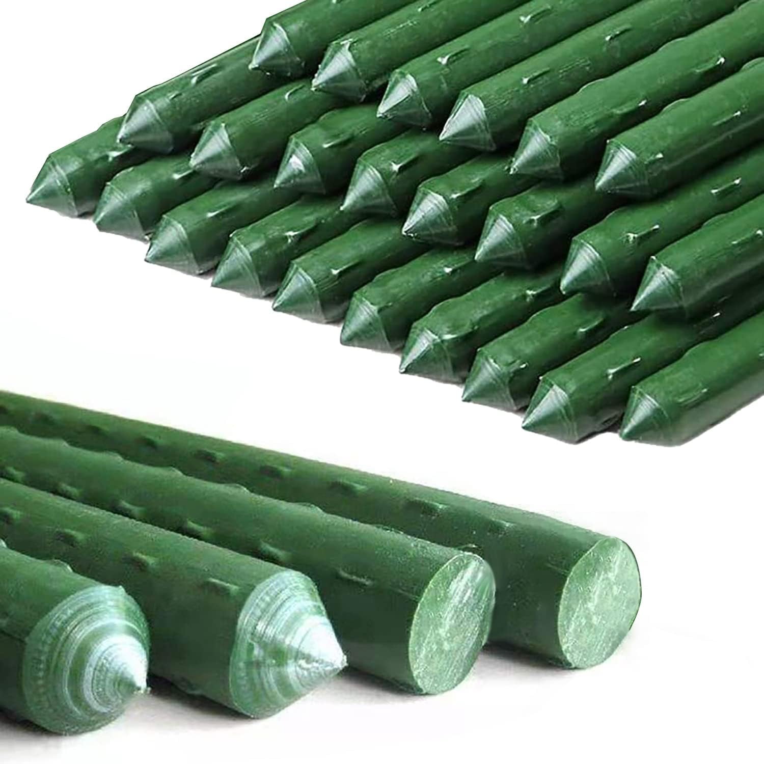 48inch 25Pcs Plant Stakes Garden Tomato Sticks Supports for Potted ...