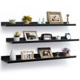 48inch Picture Ledge Shelf, Floating Shelves Wall Mounted Set of 3 ...