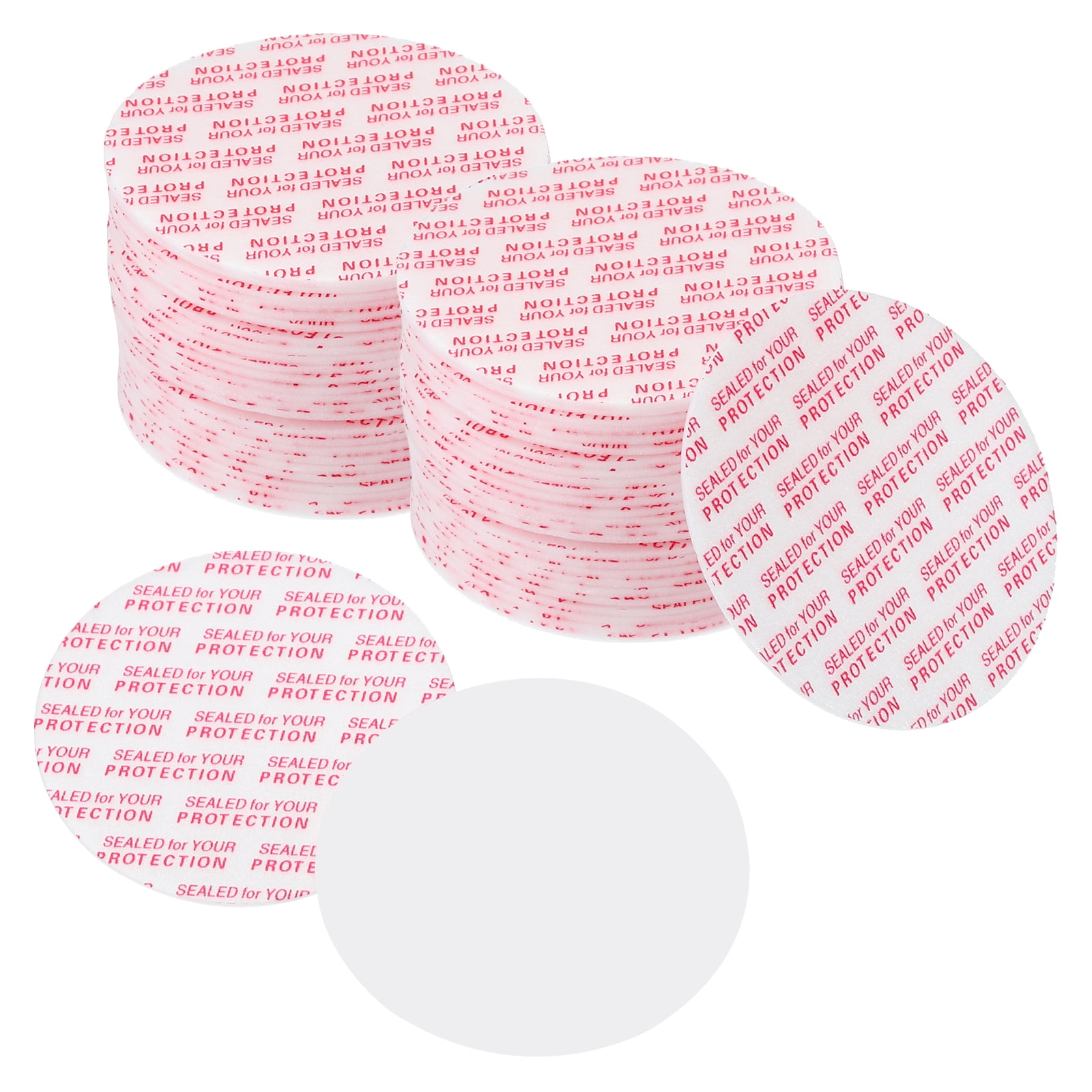 48mm/1.87inch Foam Lid Liner, 200Pcs PS Resistant Pressure Sensitive ...