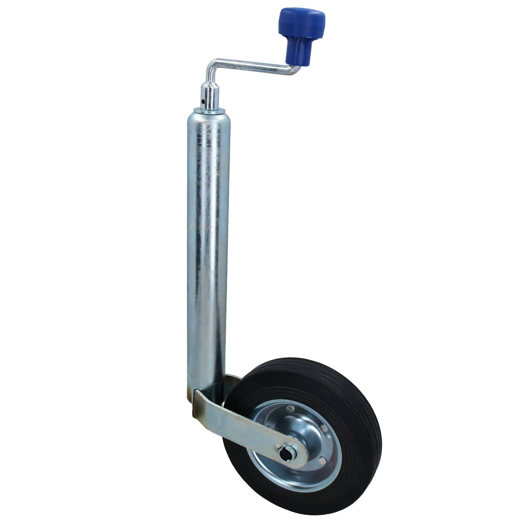 48mm Jockey Wheel For Trailers Caravans With 200mm Steel Centred Wheel ...