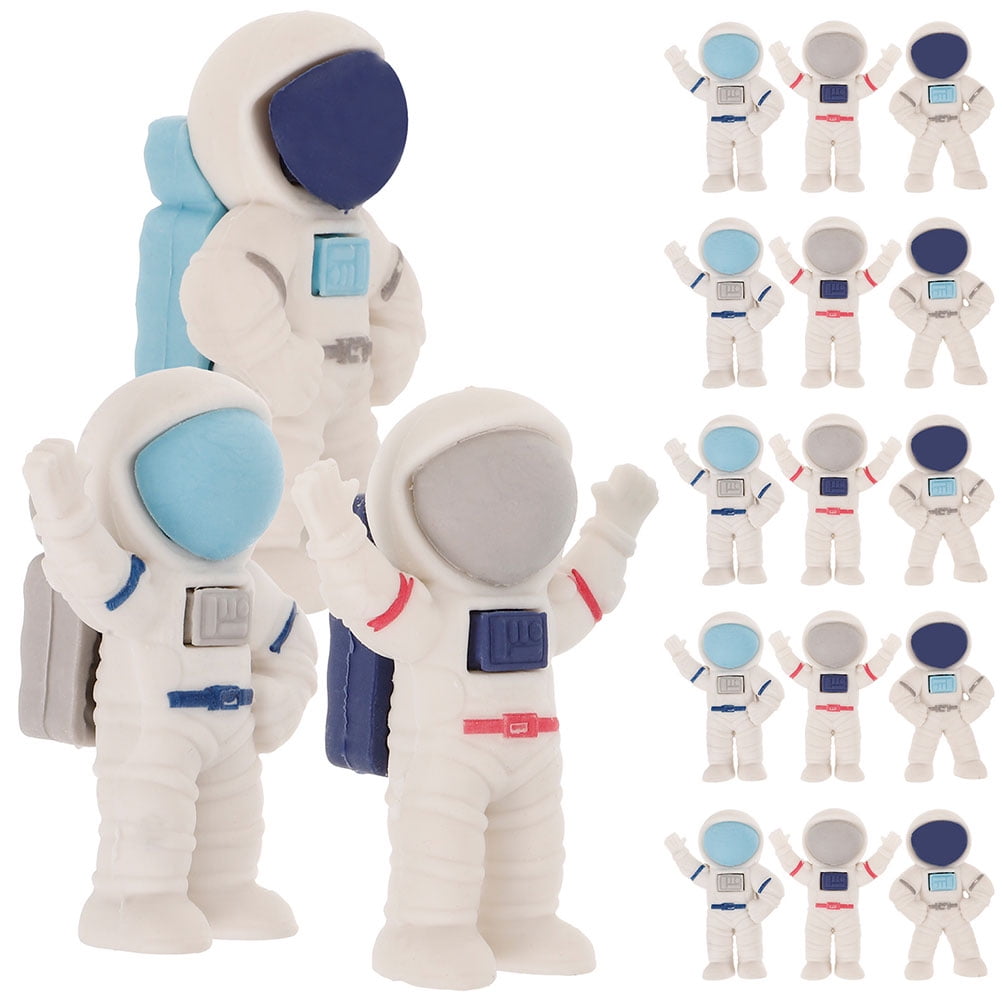 48pcs Astronaut Erasers Cartoon Space Erasers Mini Spacemen Erasers ...
