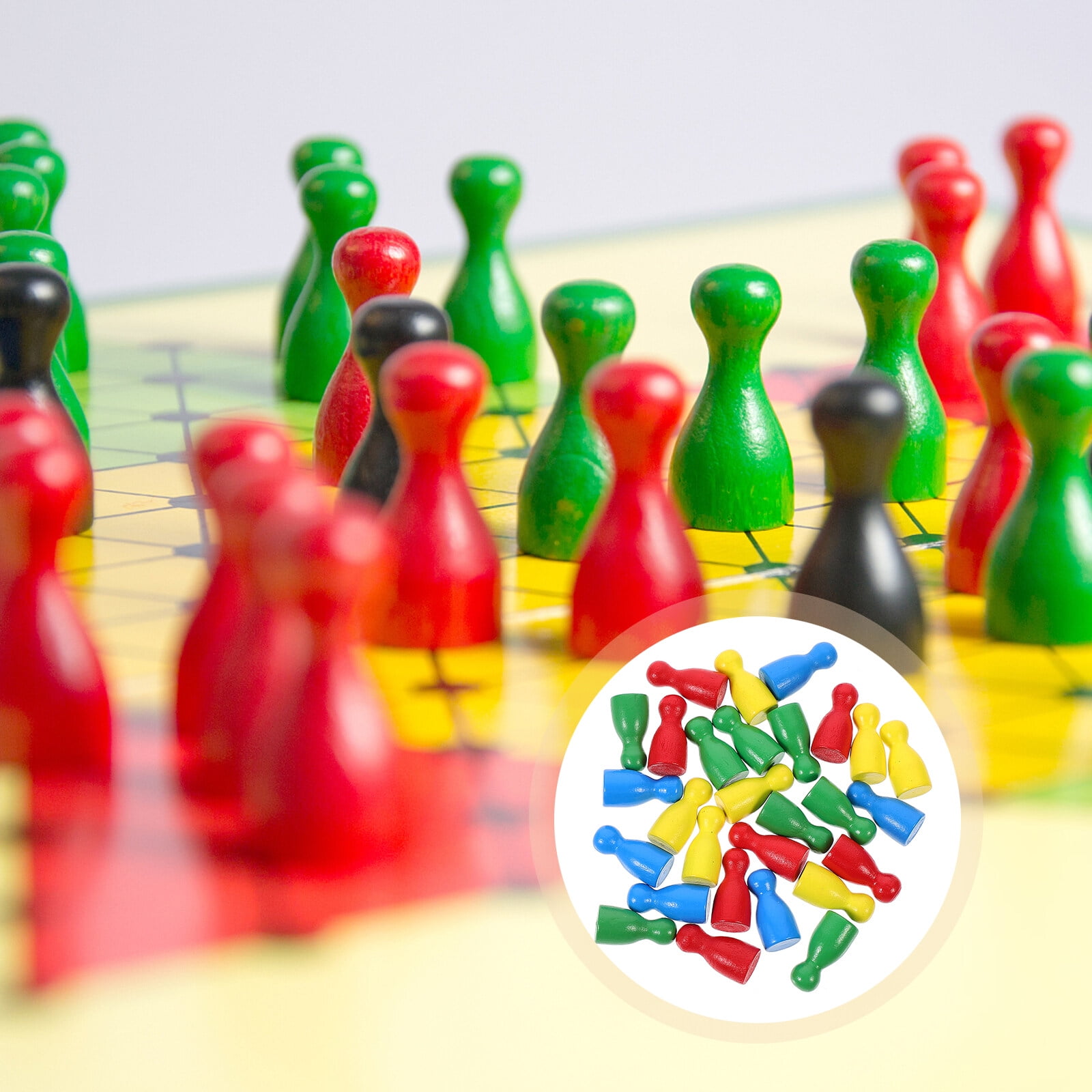 48pcs Board Game Replacement Accessories Jump Chess Flight Chess ...