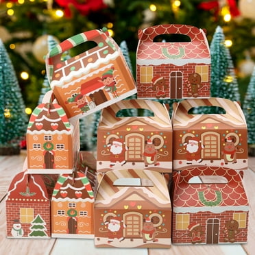 Christmas Boxes Treat Boxes Cookie Boxes Gift boxes Kraft Bakery Boxes ...
