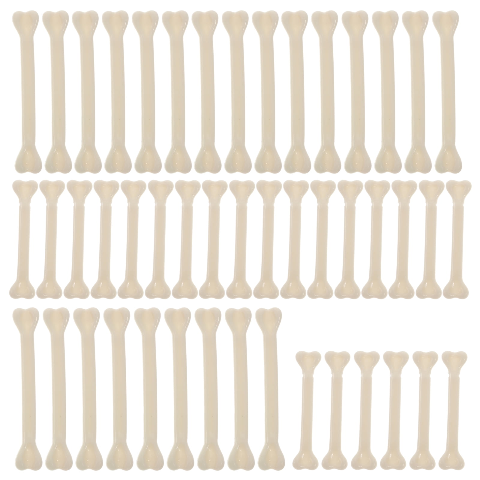 Gadpiparty 48pcs White Plastic Halloween Bones Decor Mini Skeleton Fake ...