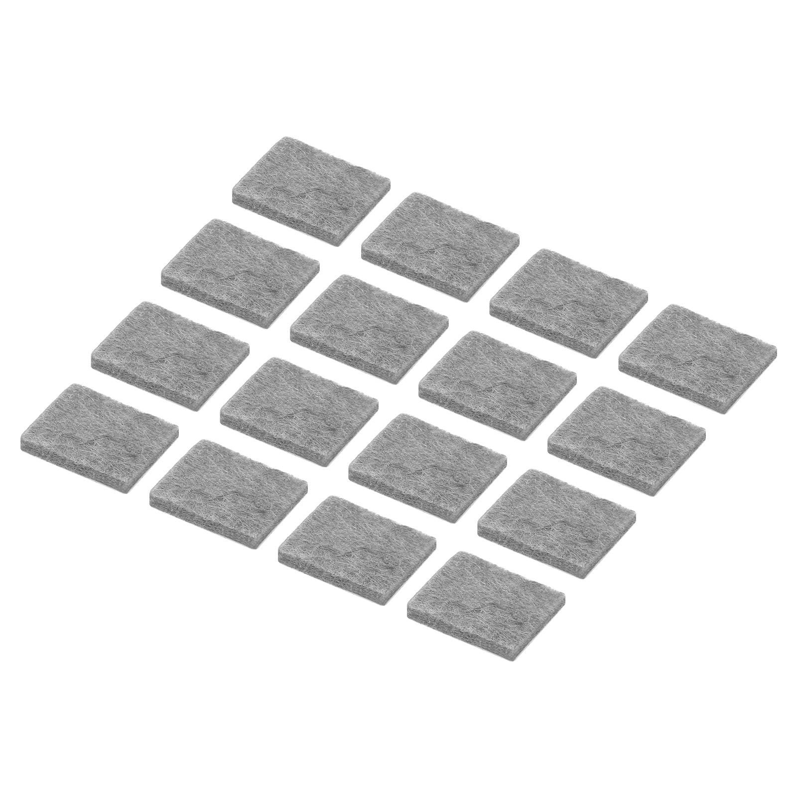 48pcs Felt Furniture Pads, 1 Inch Square Small Felt Chair Leg Floor ...