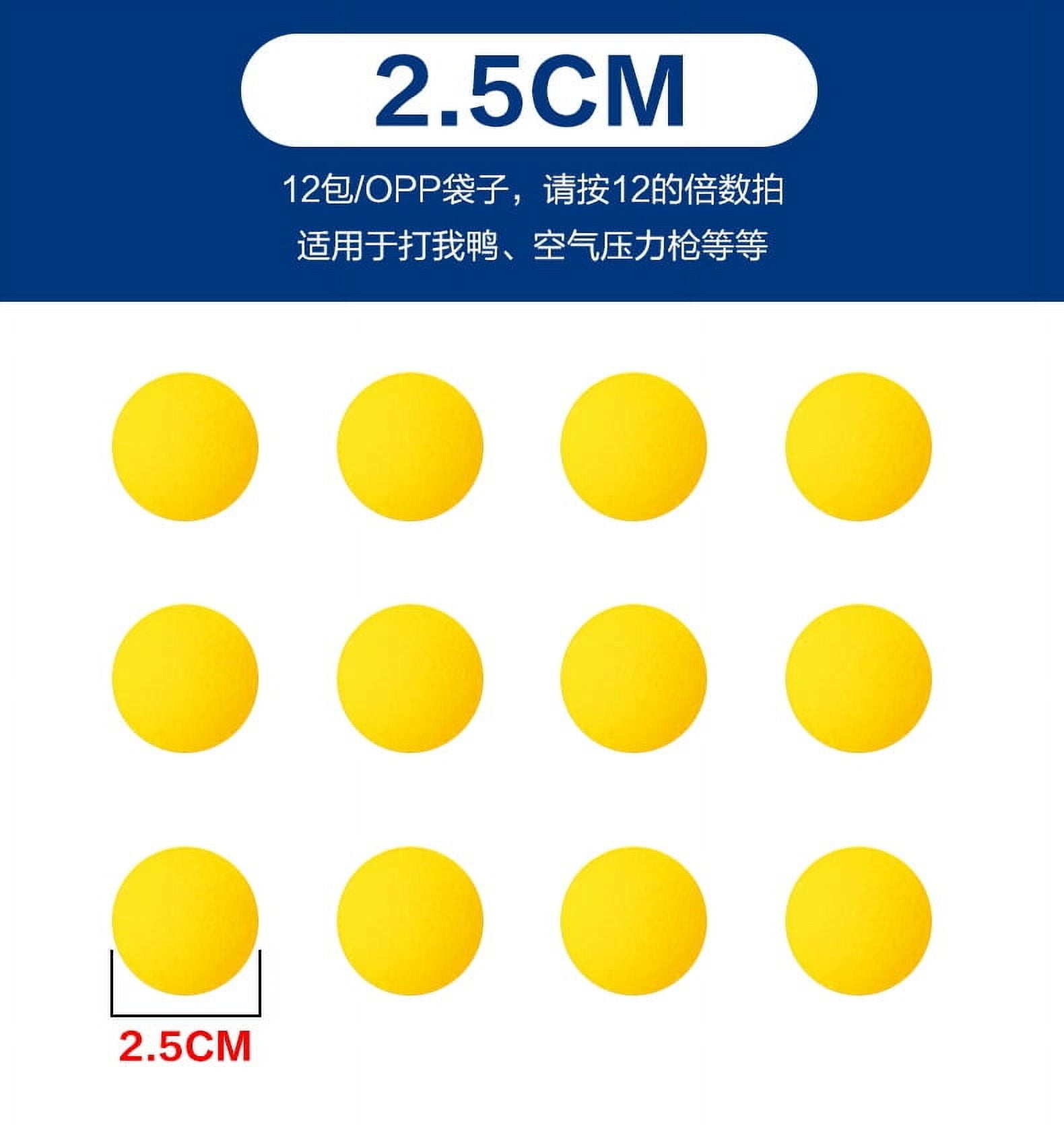 48pcs Foam Shoot Ball Eva Foam Launch Balls For Party Games Replacement ...