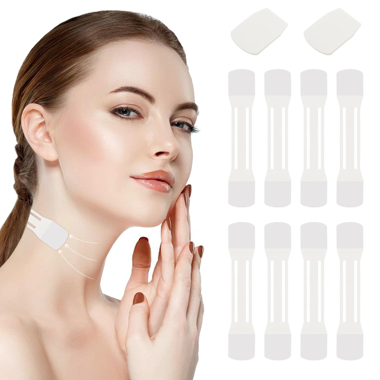 48pcs Neck Tape, Neck Tape Lifting Invisible, Instant Necks and Face ...