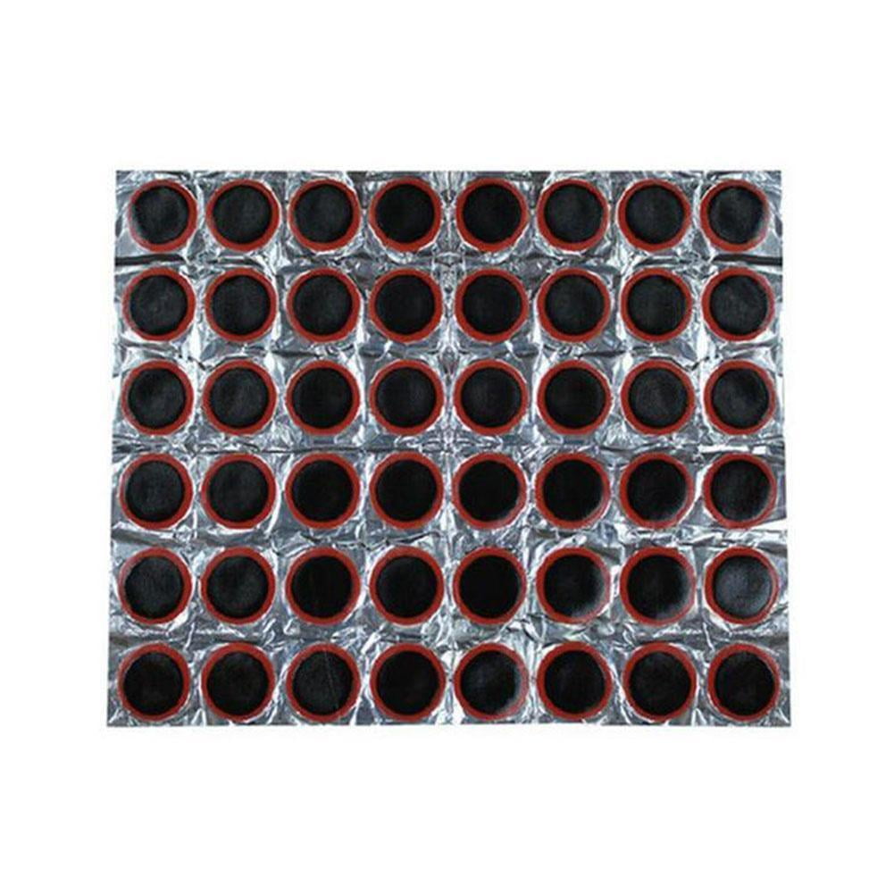 48pcs Rubber Puncture Patches Tire Tyre Tube Repair Patch Kit No Tube ...