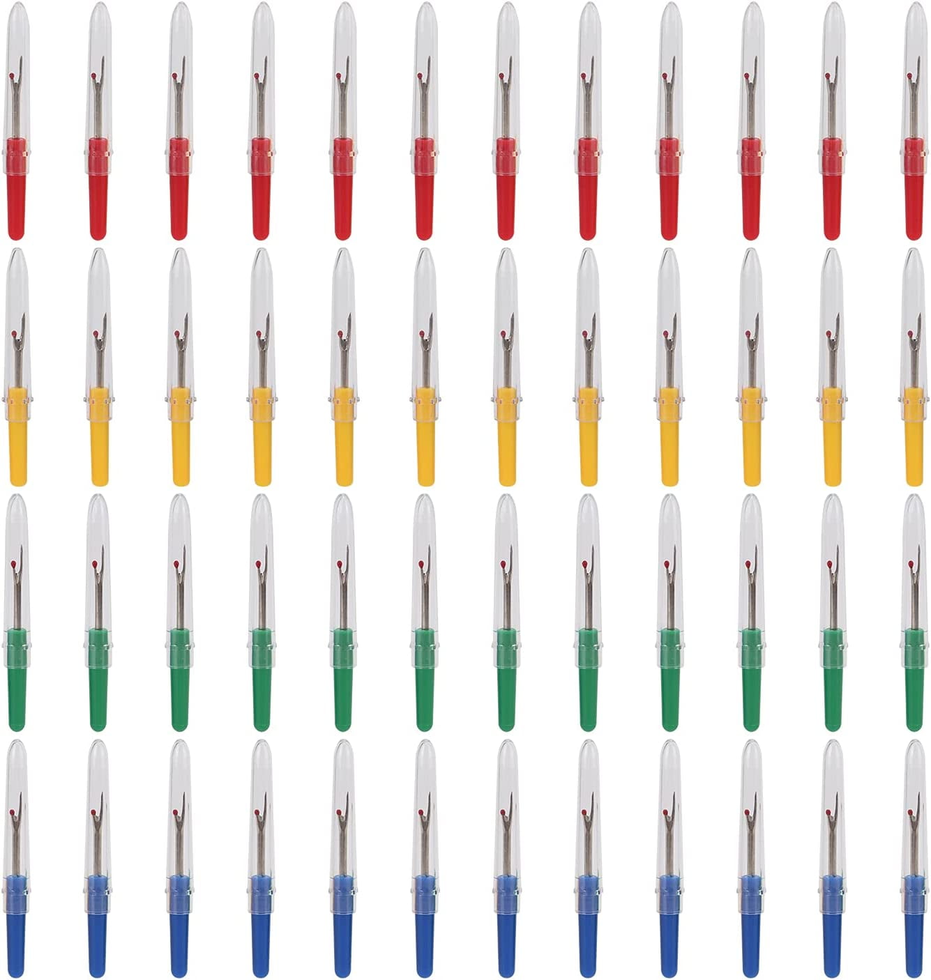 Sewing Seam Rippers, 48Pcs Stitch Remover Durable Convenient Plastic ...
