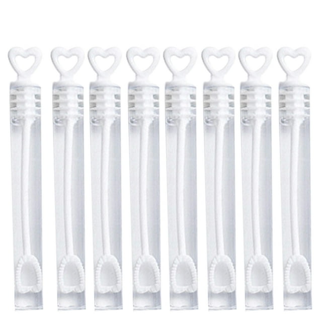 48pcs Wedding Bubble Wand Heart Tube Bubble Stick Party Favours Table ...