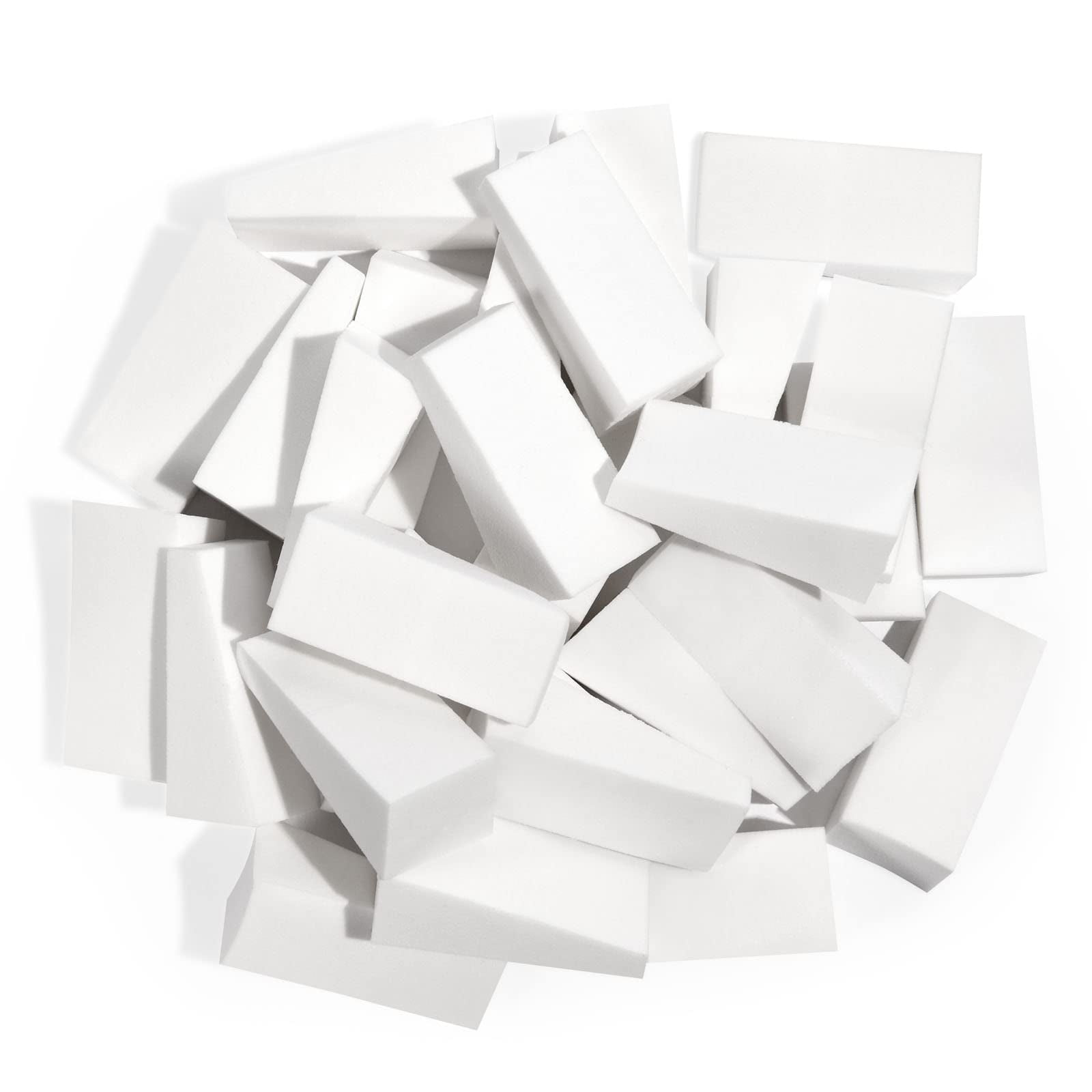 48pcs White Makeup Sponge Mini Applicator Wedges, Triangle Cosmetic ...