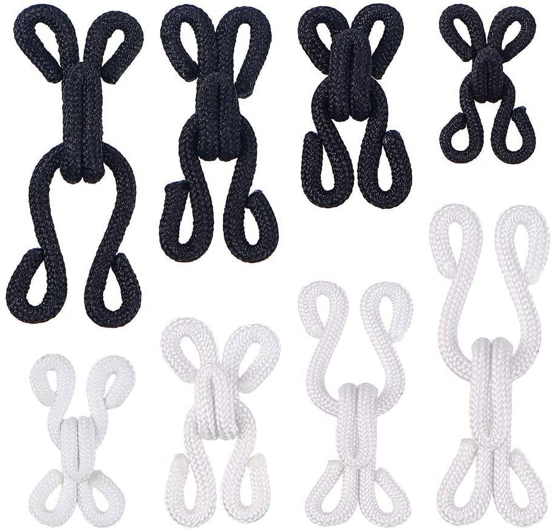 48sets Large Covered Sewing Hook and Eye Closure Fasteners for Fur Coat ...