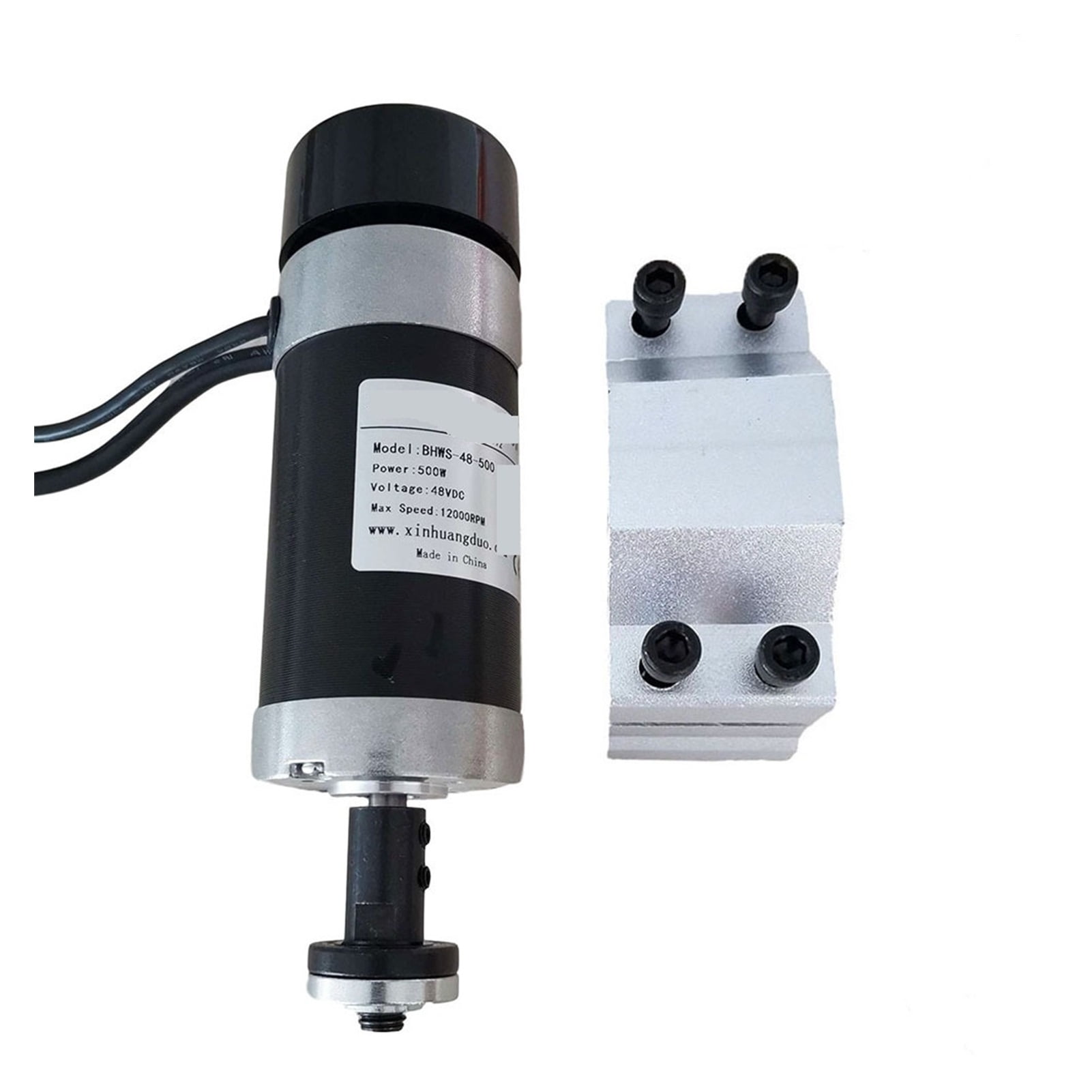 48v 500W Angle Grinder Brushless Spindle Motor+57MM Clamp With Screws+ ...