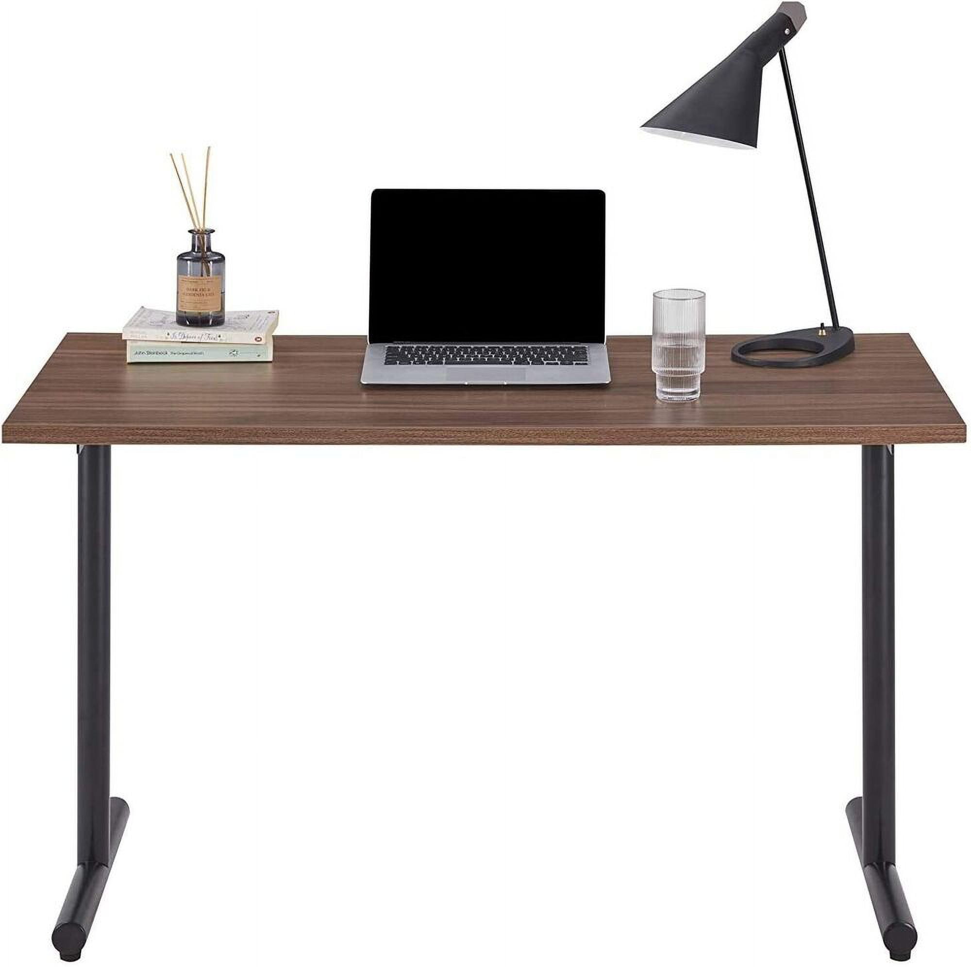 48x24 Inch Home Office Standing Desk Height Desk Walnut Desktop Table ...