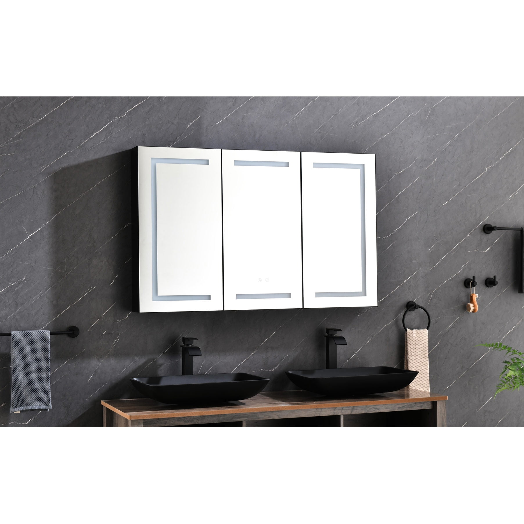 48x30 inch Aluminum Structure - Long Press Brightness Control ...
