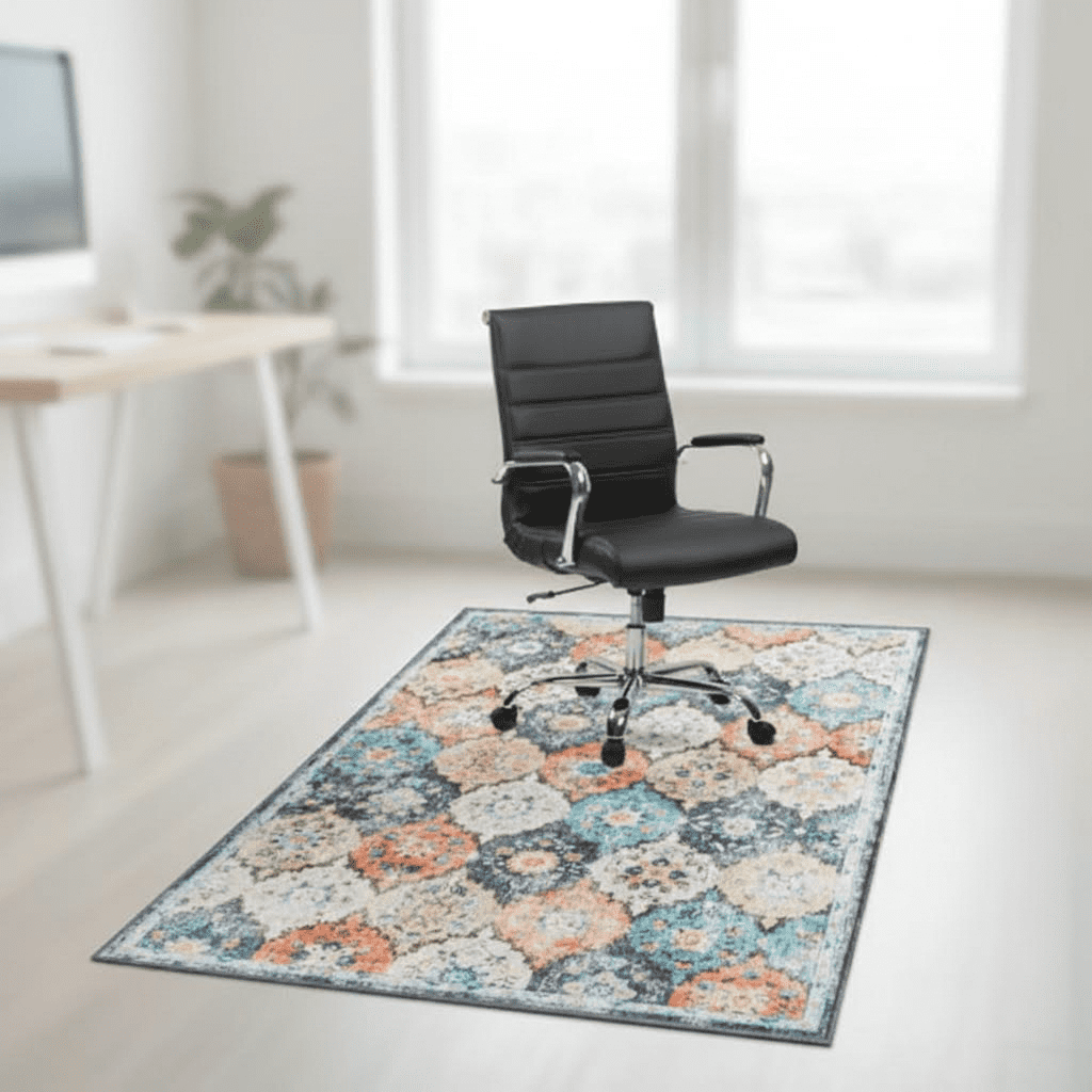 48x36 Inch Office Chair Mat for Hardwood Floors and Low-Pile Carpet ...