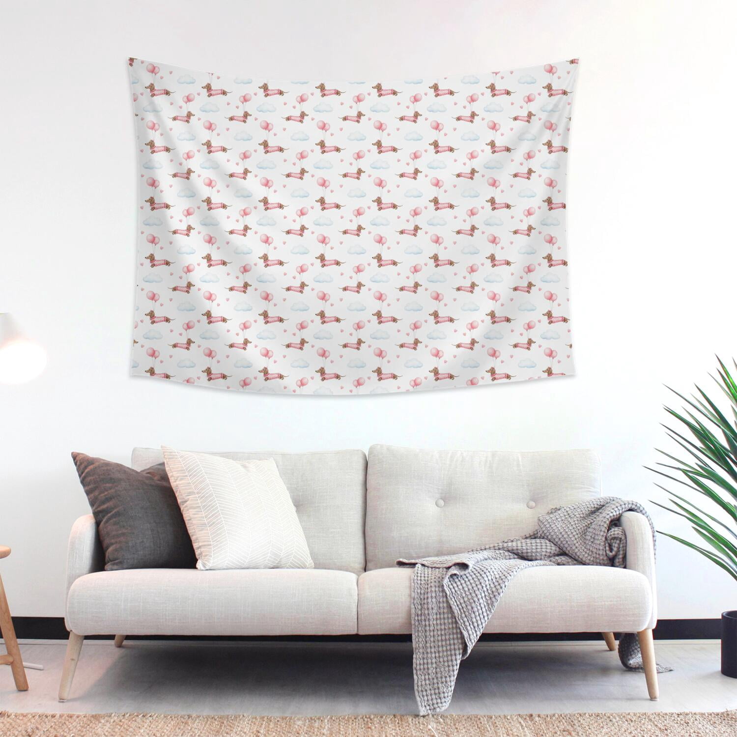 48x36 Inch Rectangle Wall Tapestry for Indoor & Outdoor, Living Room ...